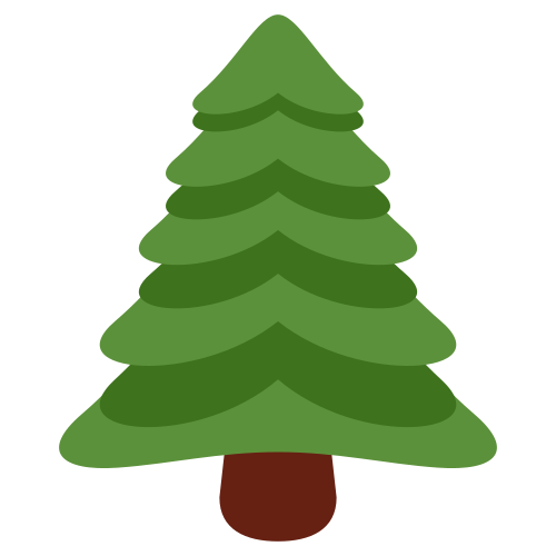 Evergreen Tree (Discord Style) - Emoji Evolution