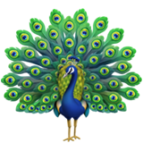 Peacock (Apple Style) - Emoji Evolution
